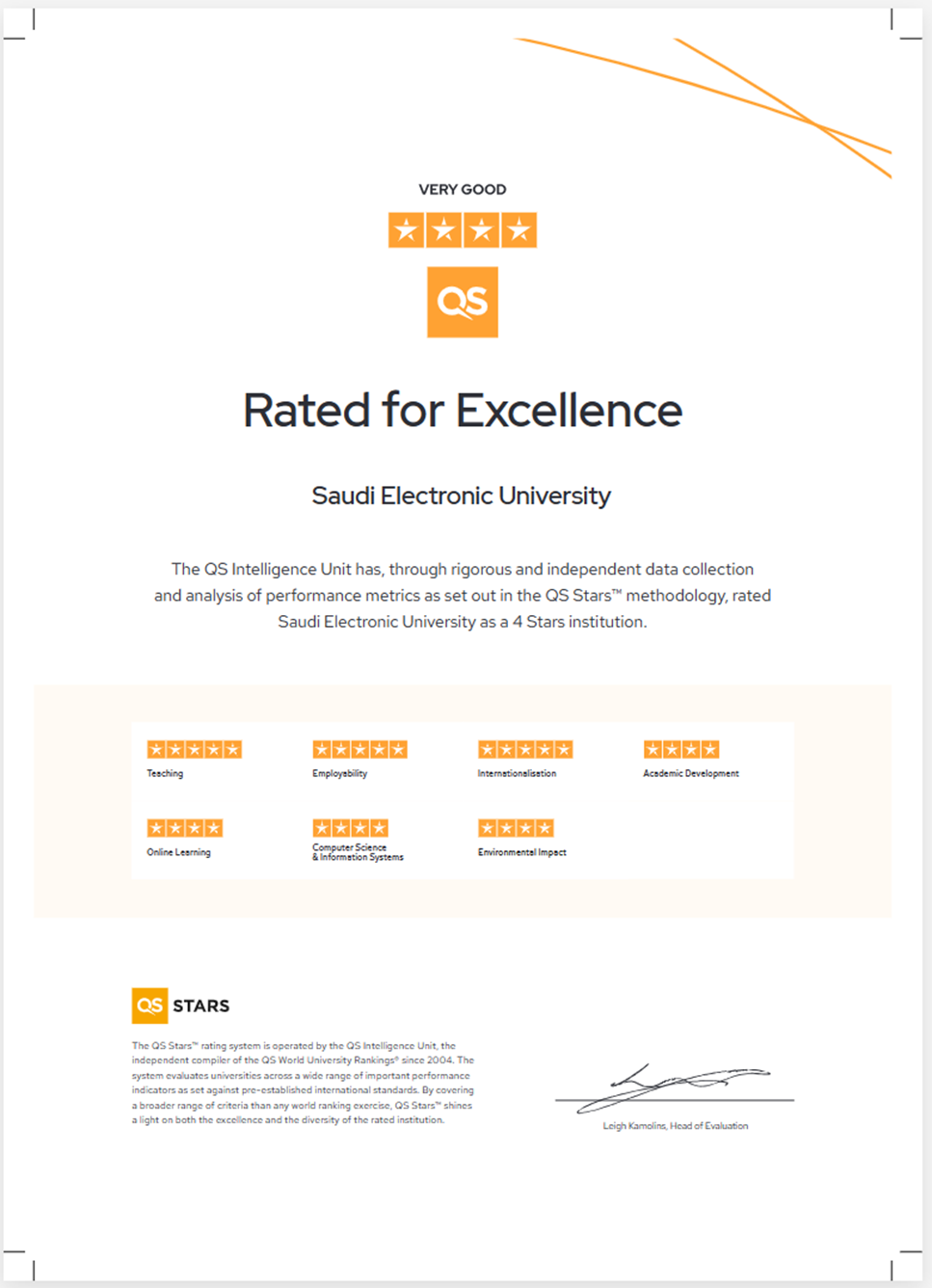 الجامعة السعودية الإلكترونية تحقق أربع نجوم في تقييم QS Star 2024