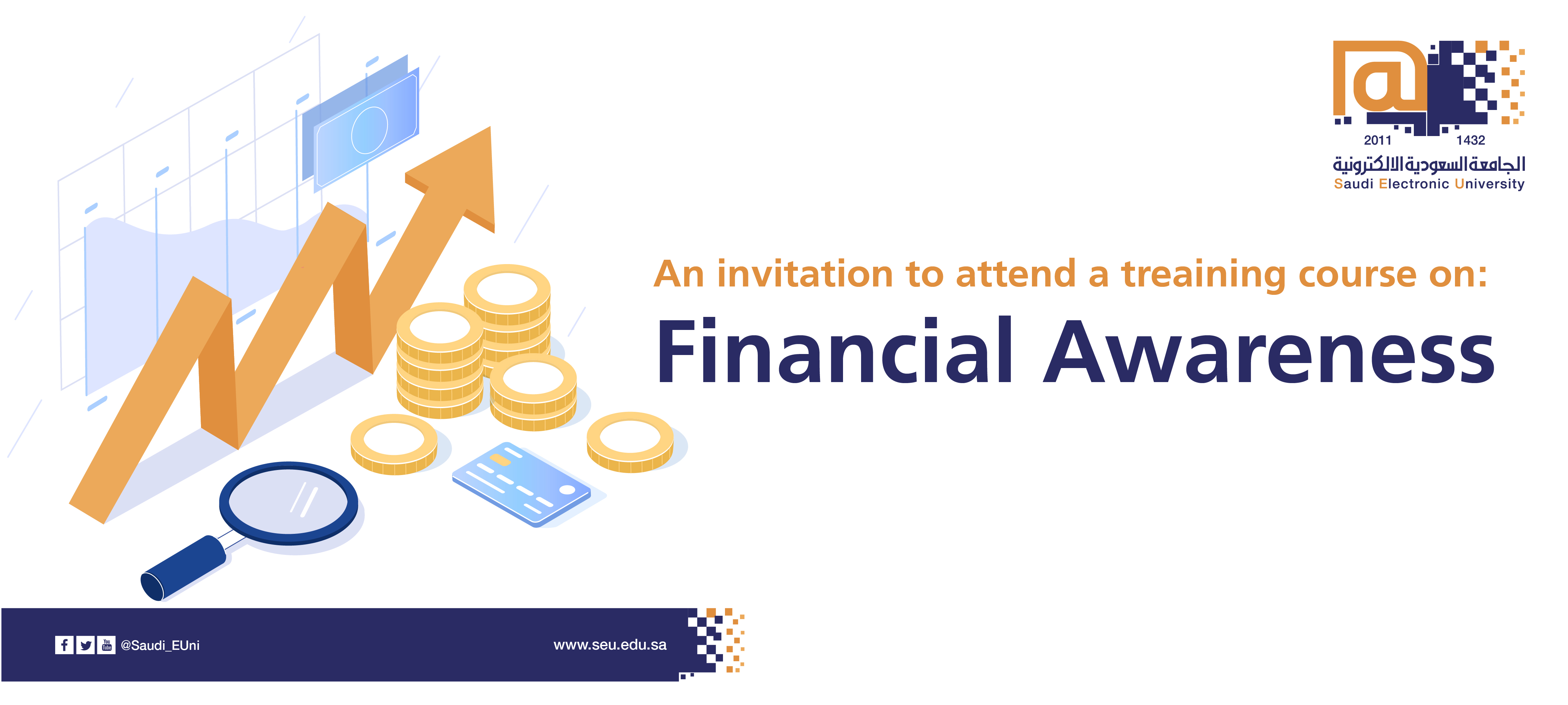 An invitation to attend a training course on: Financial Awareness